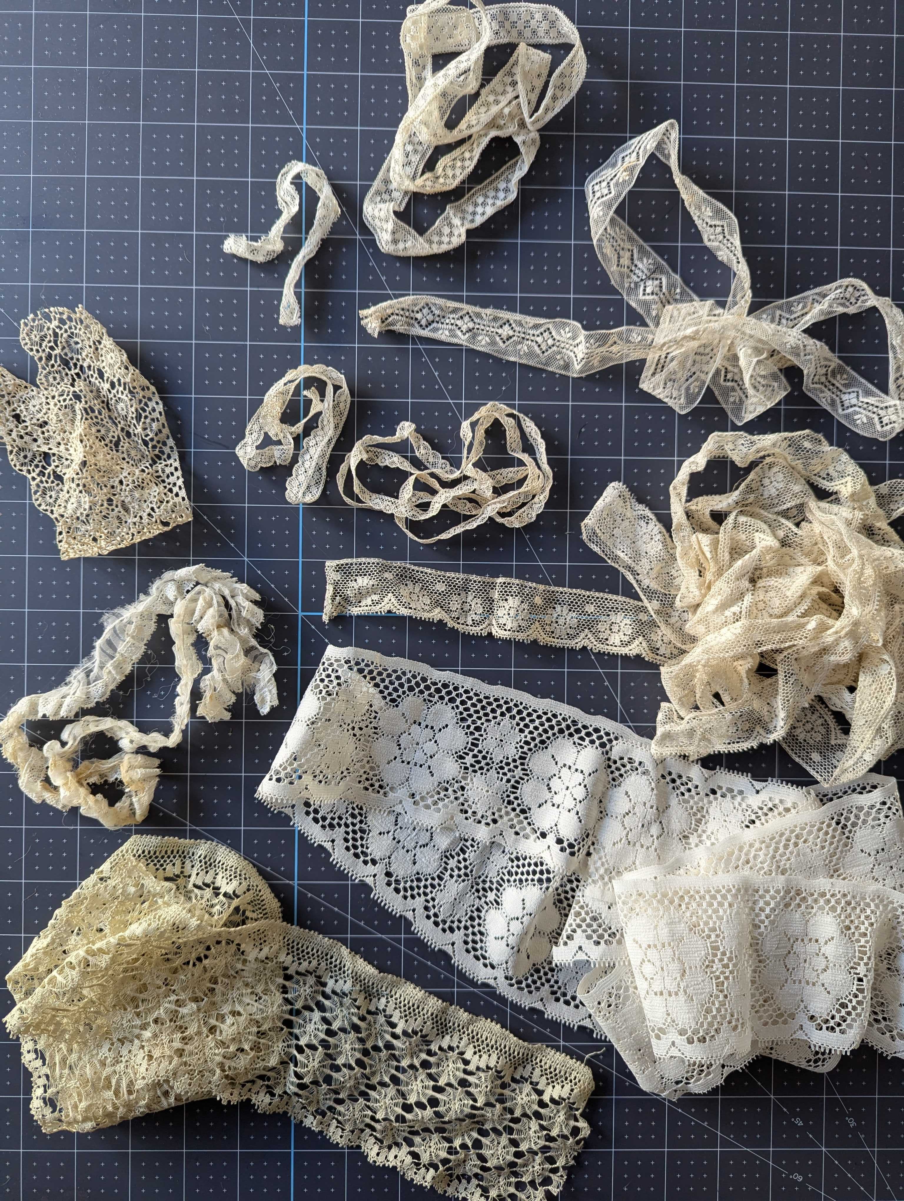 Discovering an Heirloom Dollmakers Collection of Vintage Lace ...