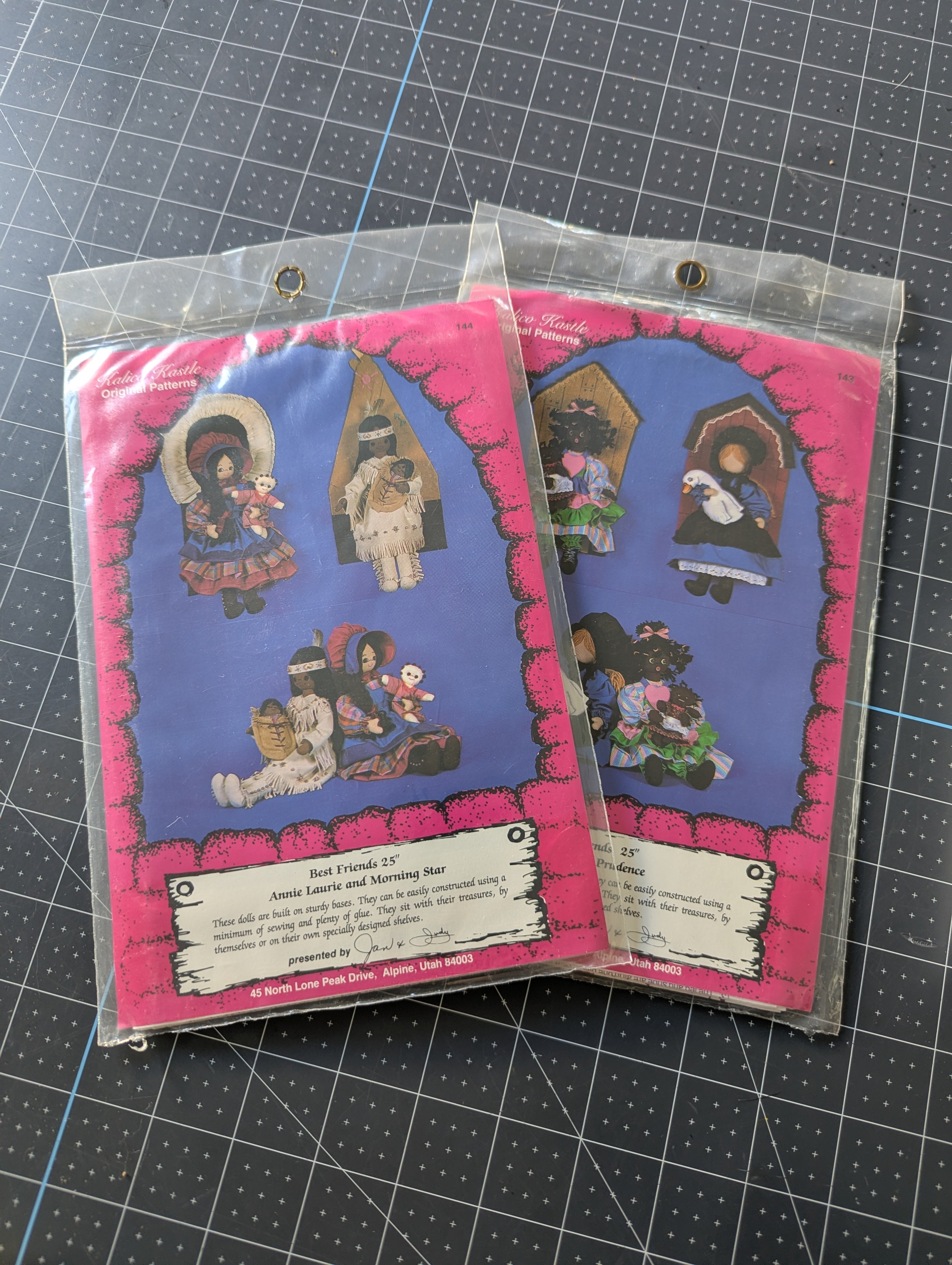 Kalico Kastle Original Ethnic Doll Patterns - Set of 2 - Prissy & Prud ...