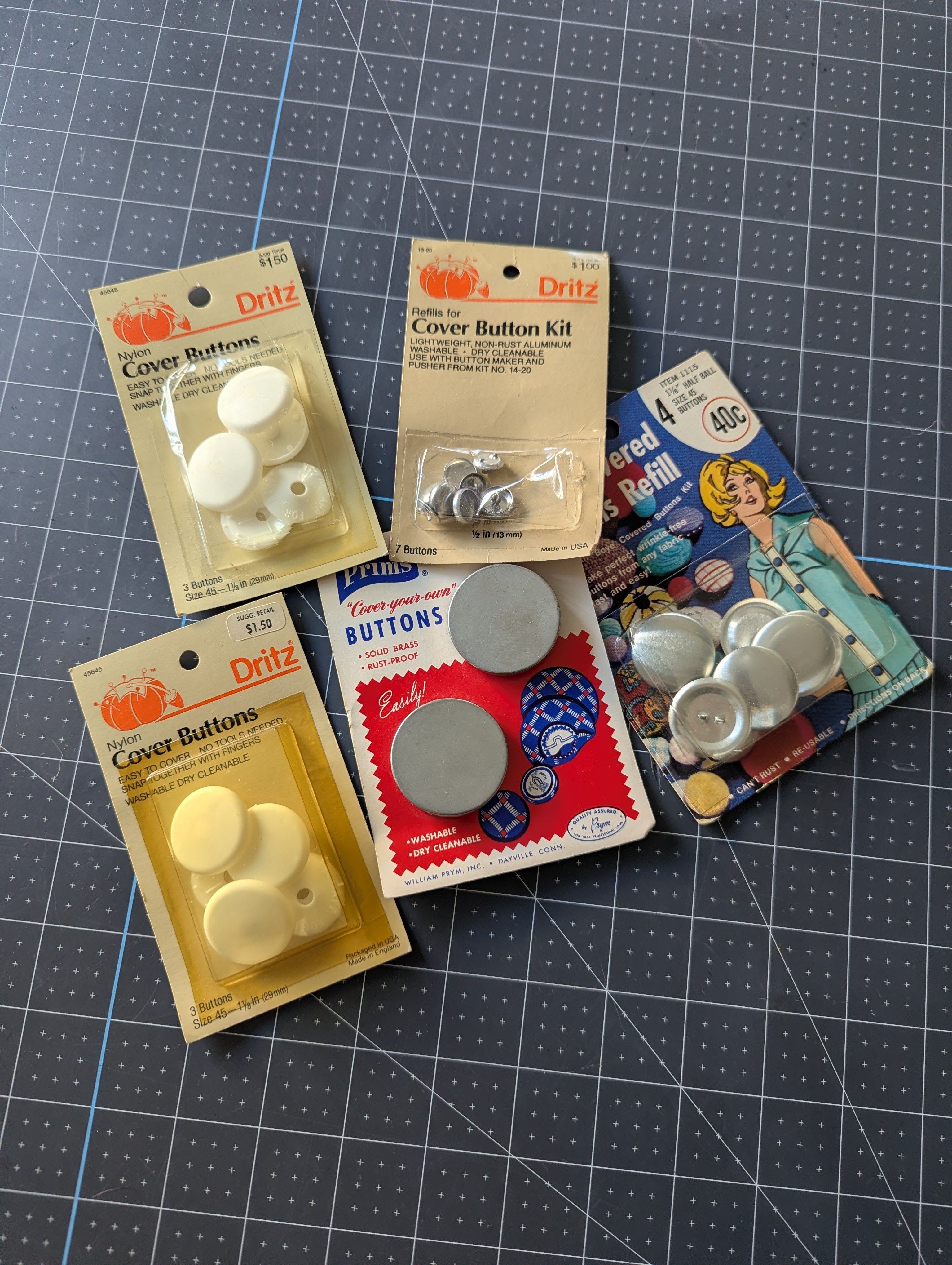Cover Your Own Buttons Bundle – Remnants by Peo Vee