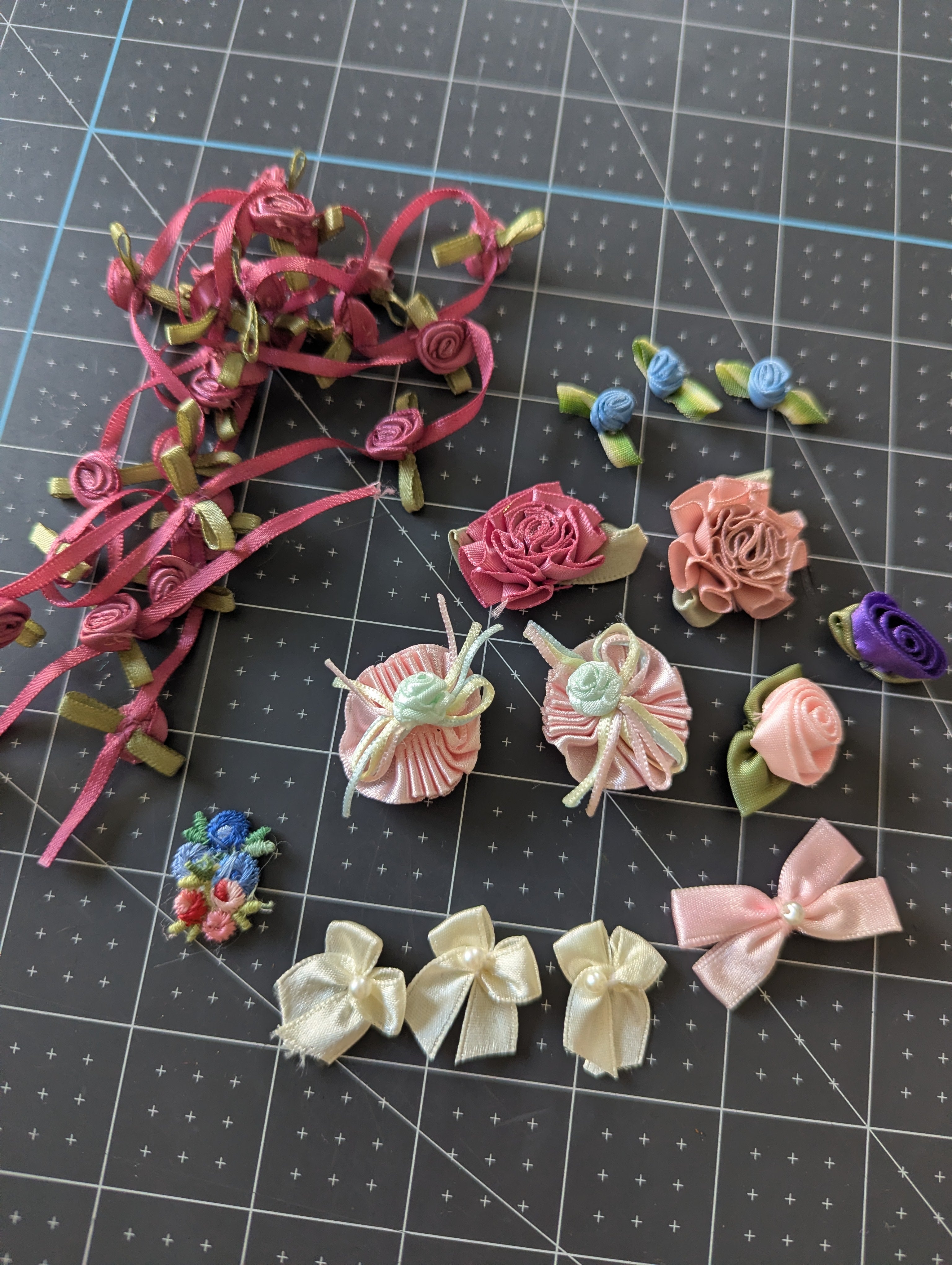 Ribbon Florals Bundle – Remnants by Peo Vee